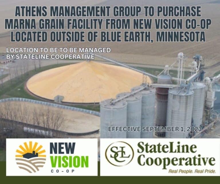 Sale of Marna Facility | New Vision Co-op
